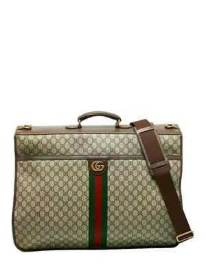GUCCI Savoy Gg Supreme Garment Suitcase