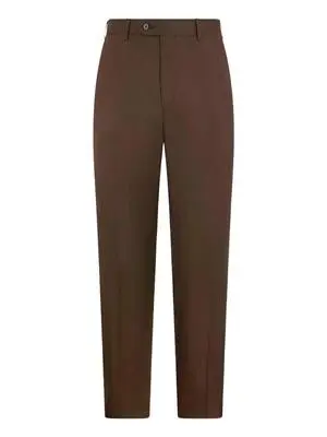 Brooks Brothers Virgin Wool Trousers - Brown