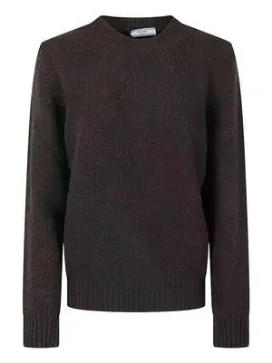 PRADA Wool And Cashmere Crew-neck Sweater