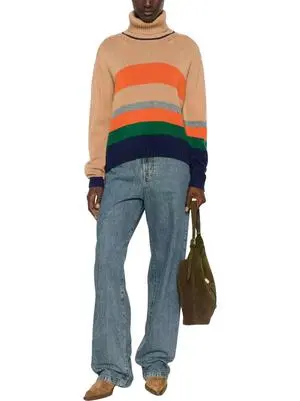 CIRCUS HOTEL Roll-neck Sweater - Neutrals