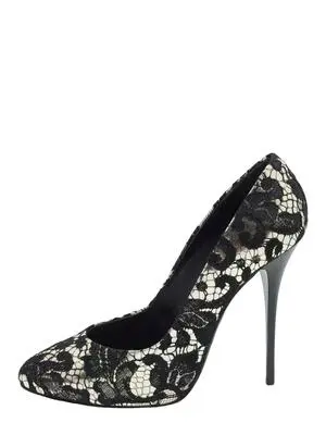 GIUSEPPE ZANOTTI Lace Pointed-toe Pumps