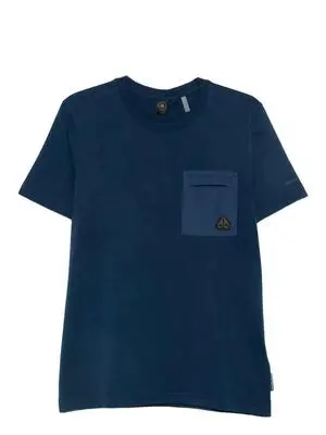 Moose Knuckles Patch-pocket T-shirt - Blue
