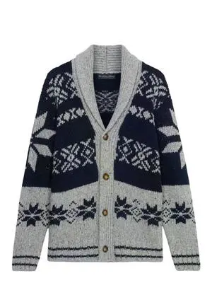 Brooks Brothers Shawl-collar Cardigan - Grey