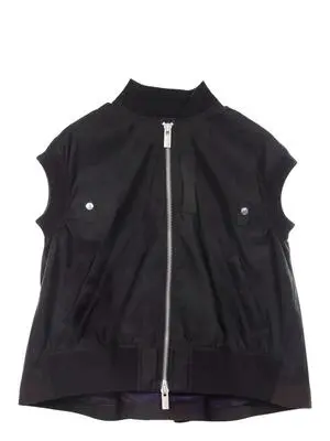 Sacai 2010s Zip-up Bomber Jacket - Black
