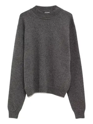 Jacquemus Wool And Silk Sweater - Grey