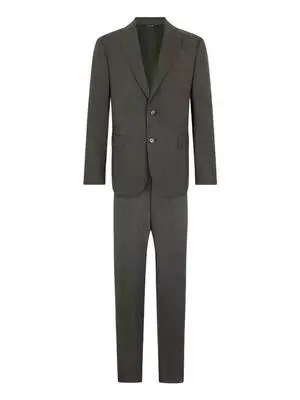 Brooks Brothers Pied De Poule Virgin Wool Suit - Grey