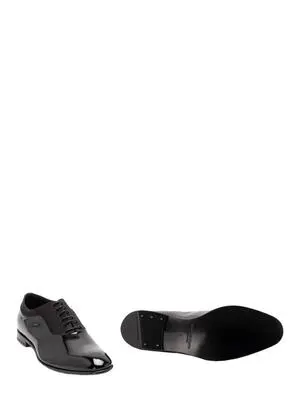 Dolce & Gabbana Patent-leather Lace-up Shoes - Black