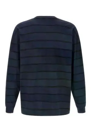 Carhartt Work In Progress Cadorna Striped Long-sleeved T-shirt - Blue