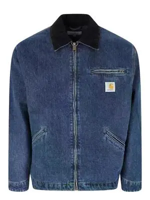 Carhartt Work In Progress Og Detroit Denim Jacket - Blue