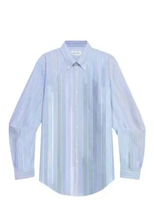 Brooks Brothers Striped Button-down Shirt - Blue