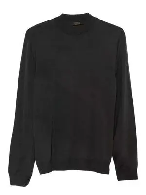 ZANONE Fine-knit Sweater - Black