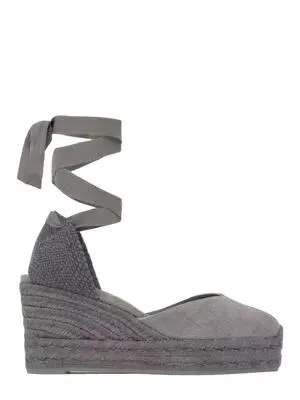 CastaÑer Chiara Tie-fastening Espadrilles - Grey