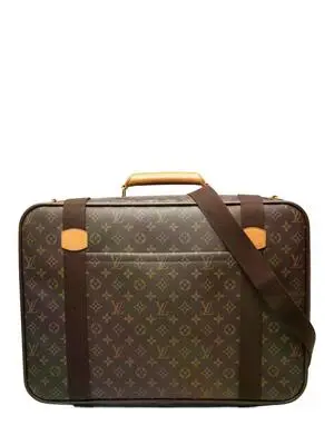 LOUIS VUITTON 2002 Monogram Satellite 53 Travel Bag - Brown