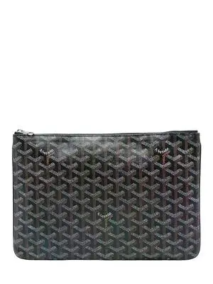 Goyard 2017 Goyardine Senat Mm Clutch Bag - Black