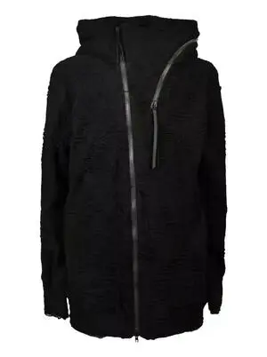 D HYGEN Distressed-effect Pile Hoodie