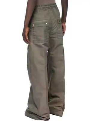 Rick Owens Tower Geth Belas Drawstring Wide-leg Trousers - Grey