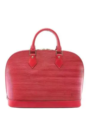LOUIS VUITTON 1998 Alma Épi Leather Handbag - Red