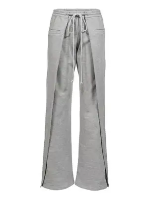 SRVC STUDIO Origami Wide-leg Track Pants - Grey