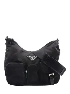PRADA 2000s Triangle-logo Cross Body Bag
