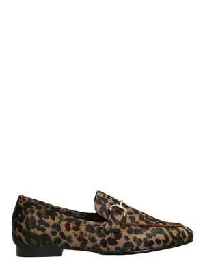 BIBI LOU Ashe 20 Leopard-print Loafers - Brown