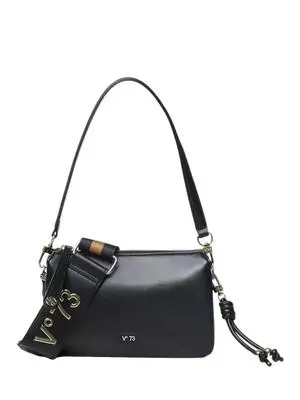 V°73 Zircon Logo-plaque Knotted Shoulder Bag