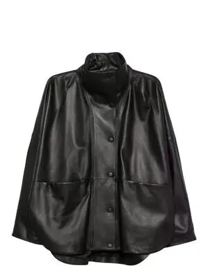 TOTEME Parachute Leather Jacket - Black