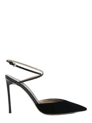 TOM FORD Velvet Wrap-around Pumps - Black