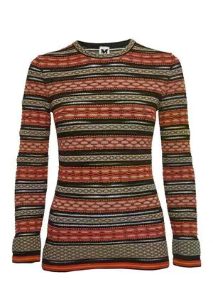 Missoni Patterned-intarsia Sweater - Neutrals