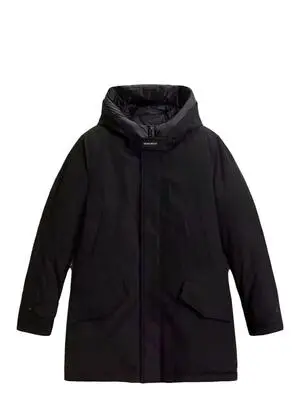 Woolrich Hooded Padded Coat - Black