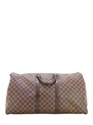 LOUIS VUITTON Keepall Bandouliere Bag Damier 55 Travel Bag - Brown