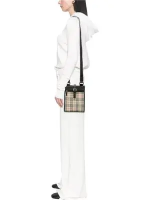 Burberry 2000-2017 House Check Canvas Crossbody Bag - Neutrals