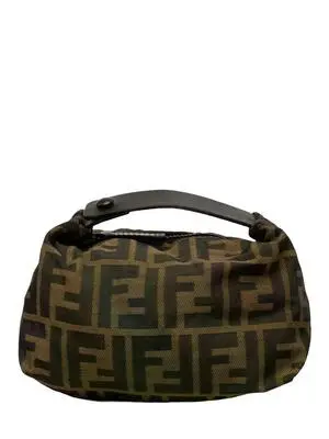 Fendi 20th Century Mini Zucca Canvas Handbag - Brown