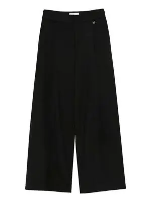 GIUSEPPE DI MORABITO Logo-plaque Wide-leg Trousers