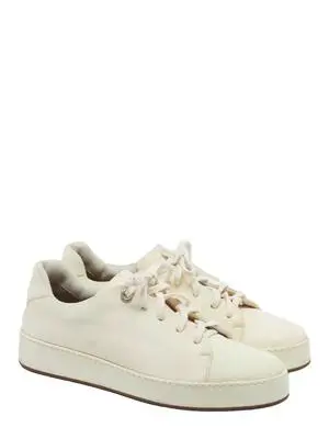 Loro Piana Nauges Suede Sneakers - Neutrals