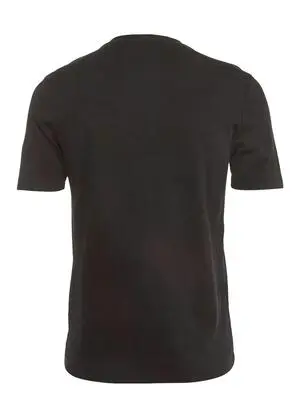 LOUIS VUITTON Damier-print Pocket T-shirt - Black
