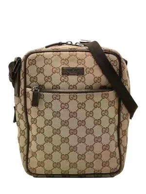 Gucci 2000-2015 Gg Canvas Crossbody Bag - Neutrals