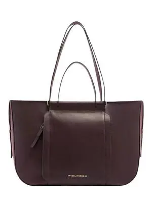 PIQUADRO Logo-plaque Tote Bag