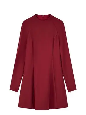 Armani Exchange Regular Fit Dress Medium Weight Fabric - Red