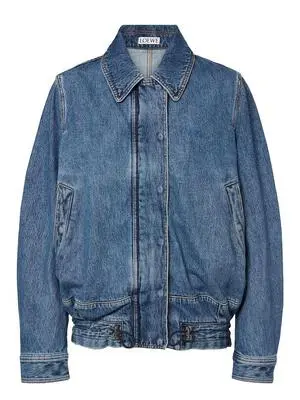 Loewe Denim Blouson Jacket - Blue