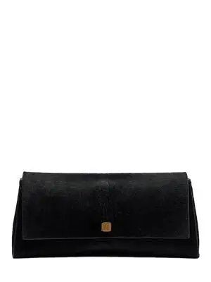 KHAITE Audrey Medium Calf Hair Clutch