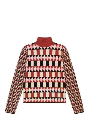 Malìparmi Jacquard-knit Sweater - Red