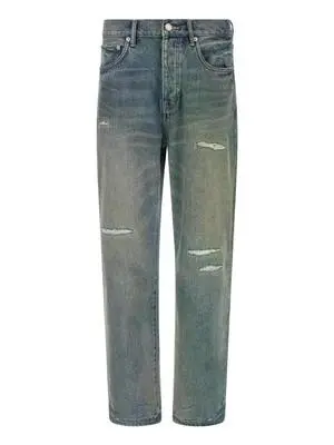 PURPLE BRAND P011 Distressed-finish Jeans - Blue