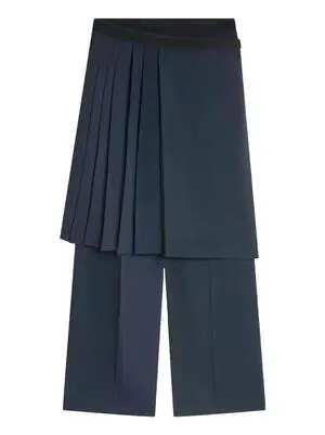 DRIES VAN NOTEN Pleated Layered Trousers