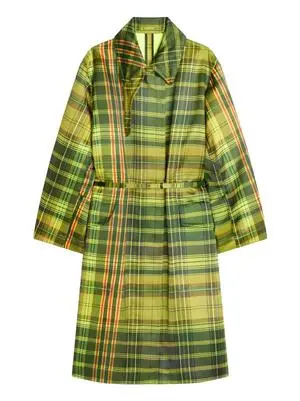 DRIES VAN NOTEN Oversized Checked Coat