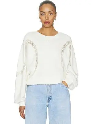 Free People Love Lace Sweatshirt In . Also - Ivory