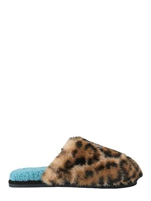 Kurt Geiger Kensington Faux-fur Slippers - Brown/oth