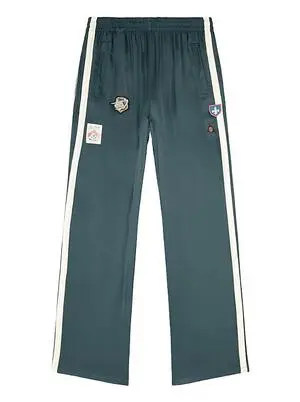 DIESEL® Embroidered-patches Satin Track Trousers - 5kq