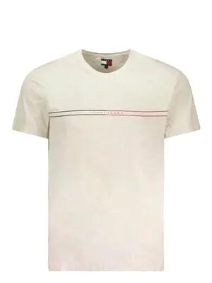 Tommy Hilfiger Logo-stripe T-shirt - Neutrals