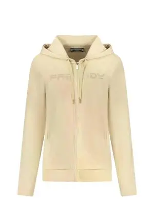FREDDY Logo-embellished Zip-up Hoodie - Neutrals