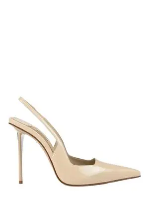 LE SILLA Amelia Pointed-toe Slingback Pumps - Neutrals